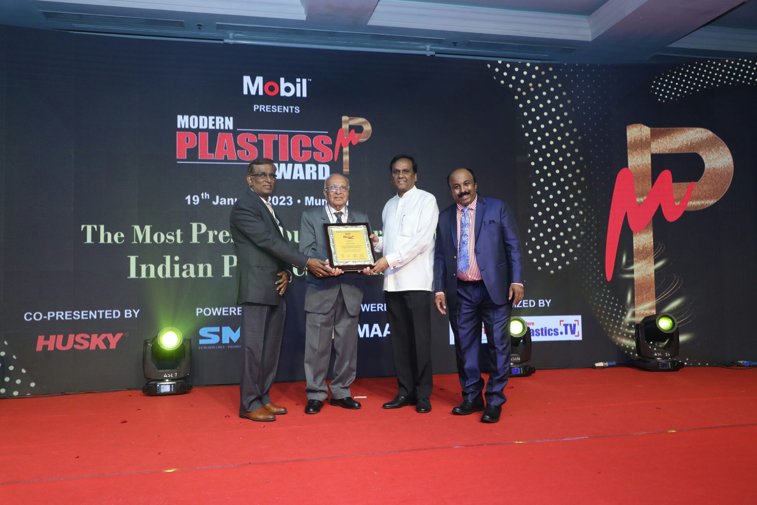 J. R. Shah - Indian Plastics Institute - Modern Plastics Awards