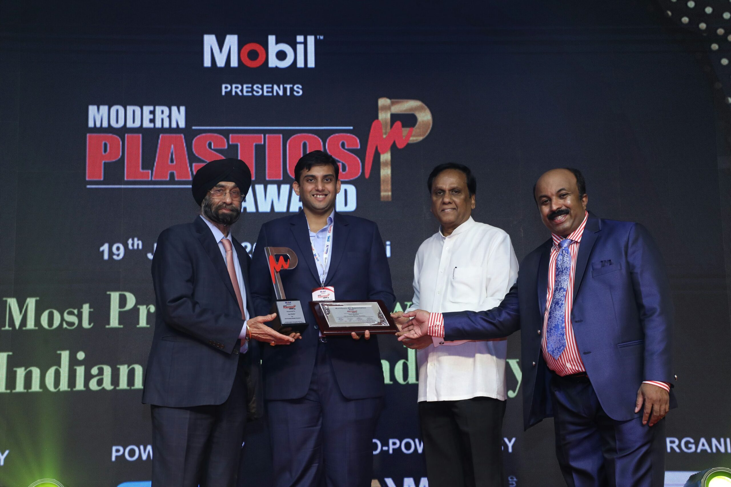 Joyo Plastics - Modern Plastics Awards